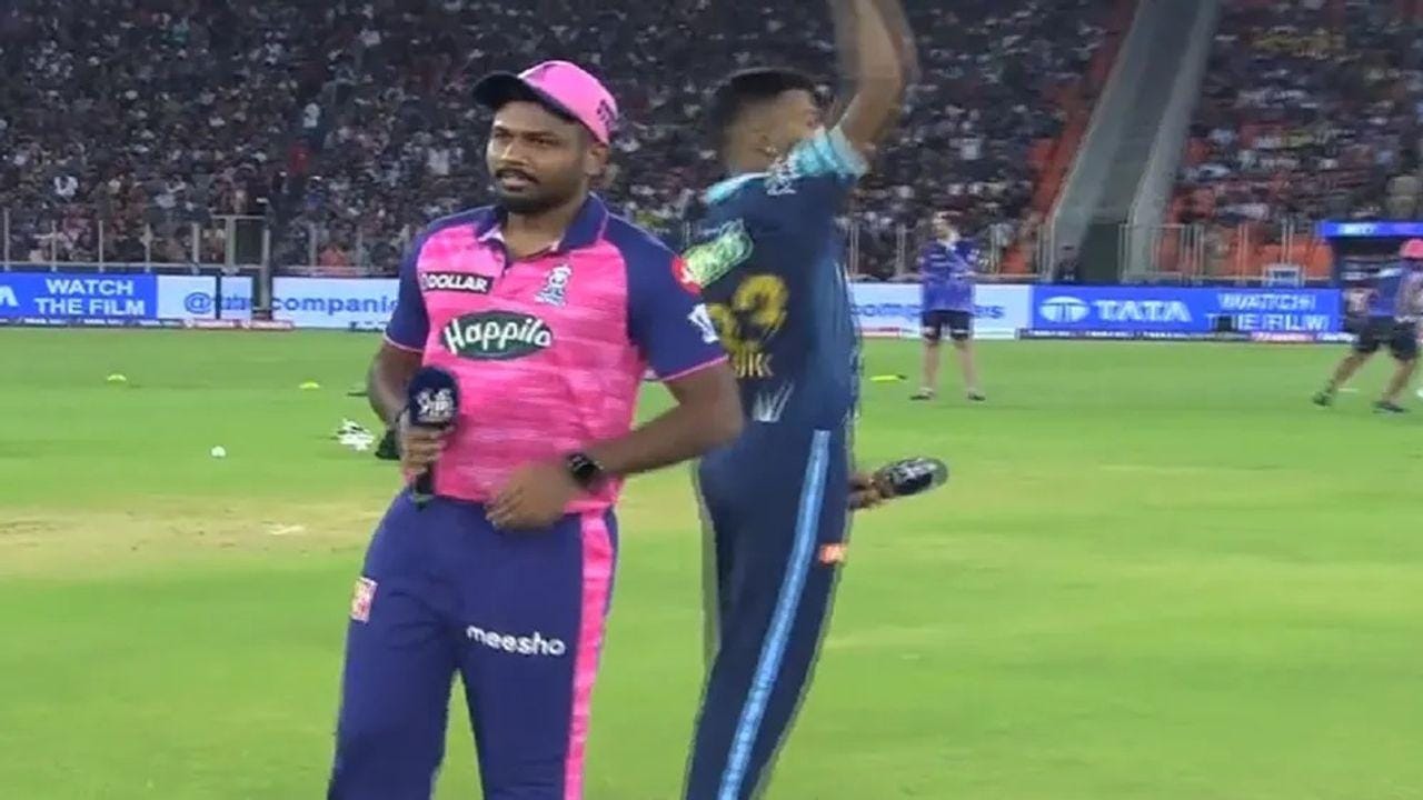 GT vs RR, IPL 2022 Final: સંજૂ સેમસને ટોસ જીતીને કરી દીધી મોટી ભૂલ ...