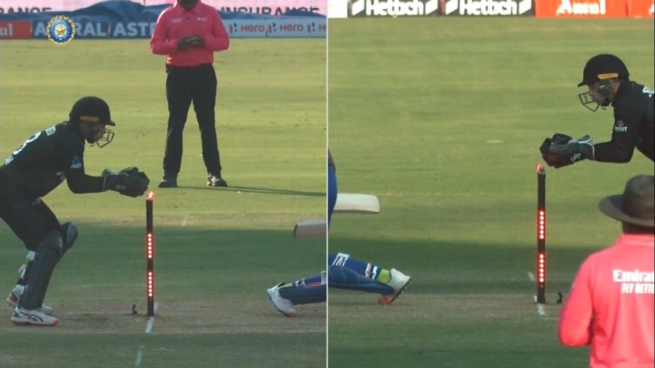 IND vs NZ: હાર્દિક પંડ્યા Out કે Not Out ? મચી ગયો વિવાદ, બોલ વિકેટને ...