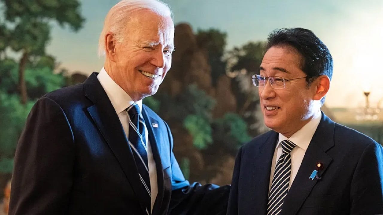 Japan America: જાપાનના PM Fumio બાઈડનને મળ્યા, ભારત વિશે કહી આ વાત ...