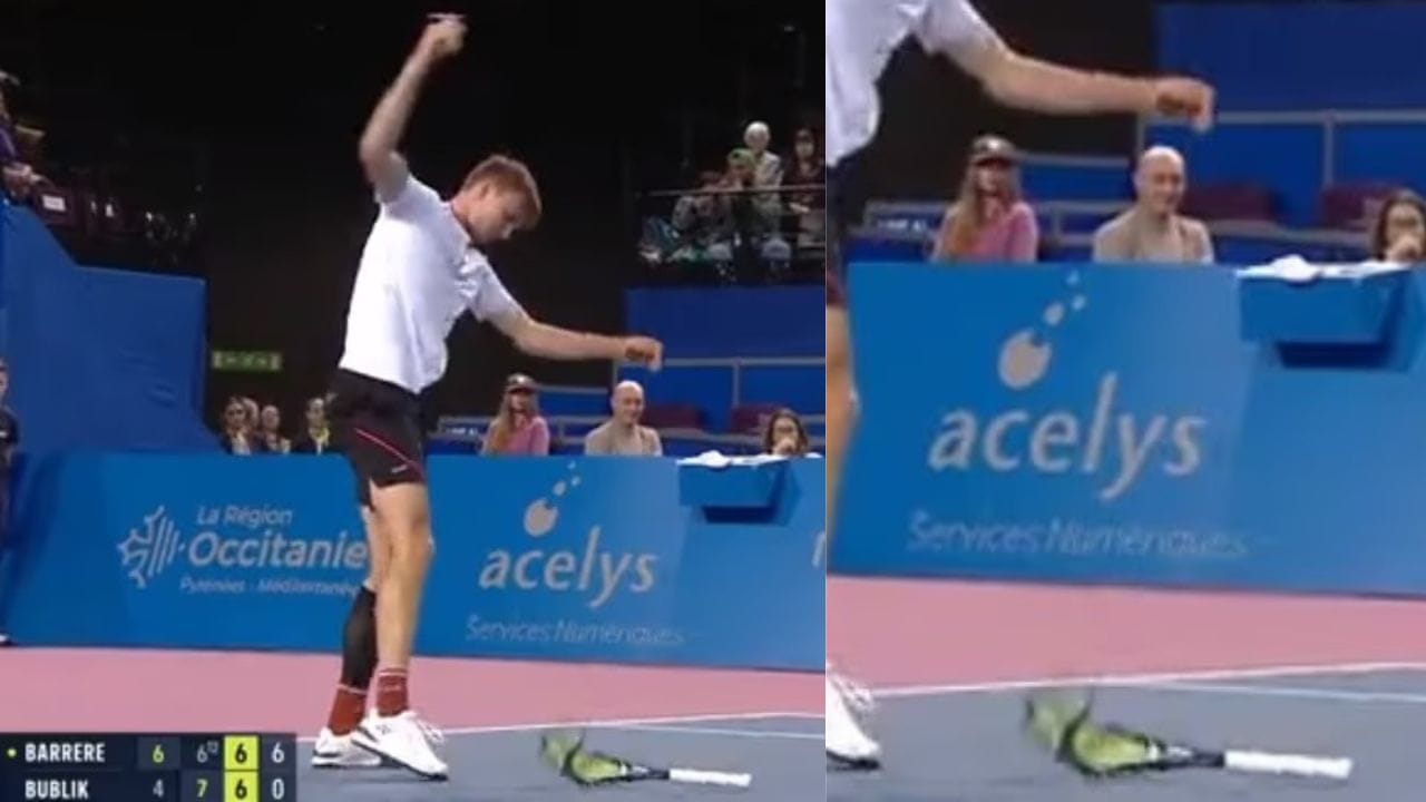 Viral Video: સ્ટાર ટેનિસ ખેલાડીને આવ્યો ભયંકર ગુસ્સો, કોર્ટમાં તોડી ...