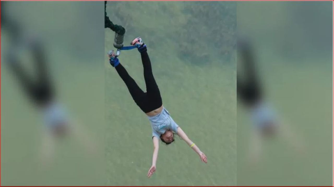 VIDEO: બંજી જમ્પિંગ દરમિયાન તૂટ્યુ દોરડુ, પછી જે કંઈ થયુ તે જોઈ ...