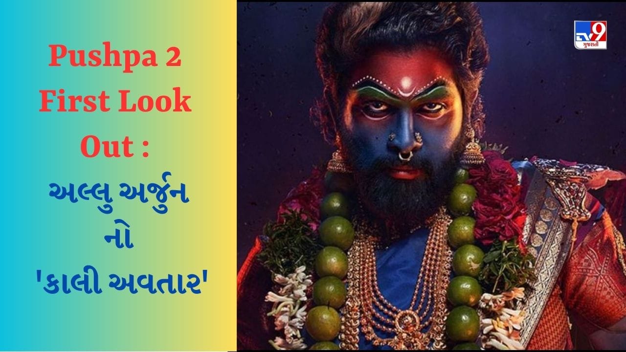 Pushpa 2 First Look : અલ્લુ અર્જુને પહેરી સાડી, 'કાલી અવતાર' જોયા બાદ ...