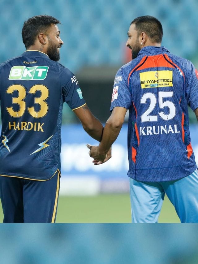 મેચ બાદ સાથે જોવા મળ્યા ‘Pandya Brothers ‘, પહેરી એકબીજાની જર્સી જુઓ ...