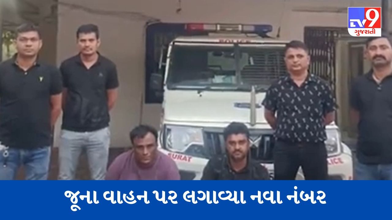 Surat : ટ્રક જૂની અને નંબર નવો, સુરત જિલ્લા LCBએ નંબર પ્લેટના ...