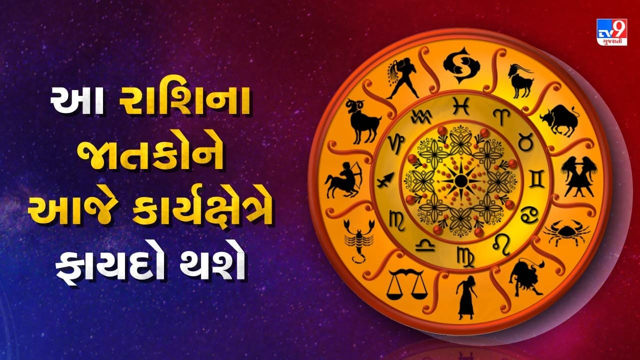 Horoscope Today Video : આ ચાર રાશિના જાતકોને આજે કાર્યક્ષેત્રે ફાયદો ...