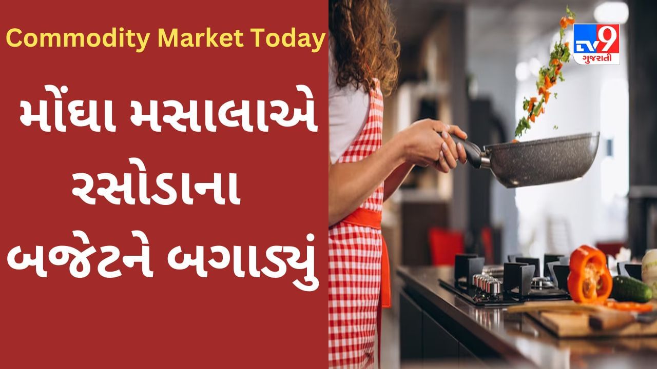 Commodity Market Today : મોંઘા મસાલાએ રસોડાના બજેટને બગાડ્યું, એક મહિનામાં હળદર 42% મોંઘી અને ...