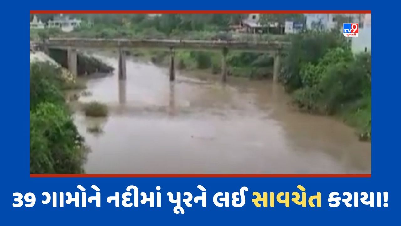 Vadodara Rain: કરજણની ઢાઢર નદીના જળસ્તરમાં વધારો, વડોદરા જિલ્લાના 38 ...