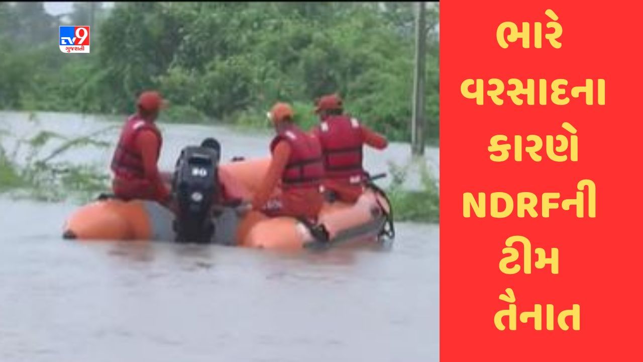 Gujarati Video : જૂનાગઢ જિલ્લામાં મેઘતાંડવ, ભારે વરસાદના કારણે NDRFની ટીમ તૈનાત - Gujarati News ...
