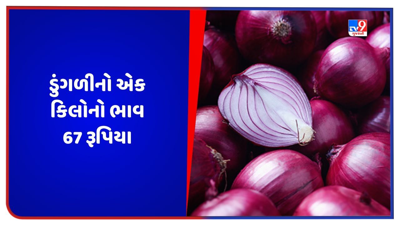 Onion Price: ટામેટા બાદ હવે ડુંગળીના ભાવમાં વધારો, 67 રૂપિયા પ્રતિ કિલો પર પહોંચ્યો ભાવ ...