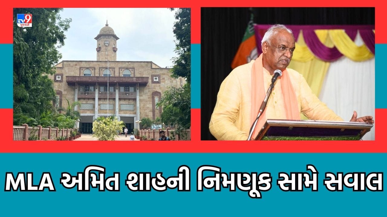 Ahmedabad: MLA અમિત શાહના ગુજરાત યુનિવર્સટીના સેનેટ સભ્યપદ સામે NSUIએ ...