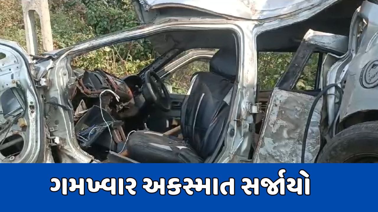 ગાંધીનગર વીડિયો : રાંધેજા પેથાપુર પાસે કાર ચાલકે કાબૂ ગુમાવતા સર્જાયો ...