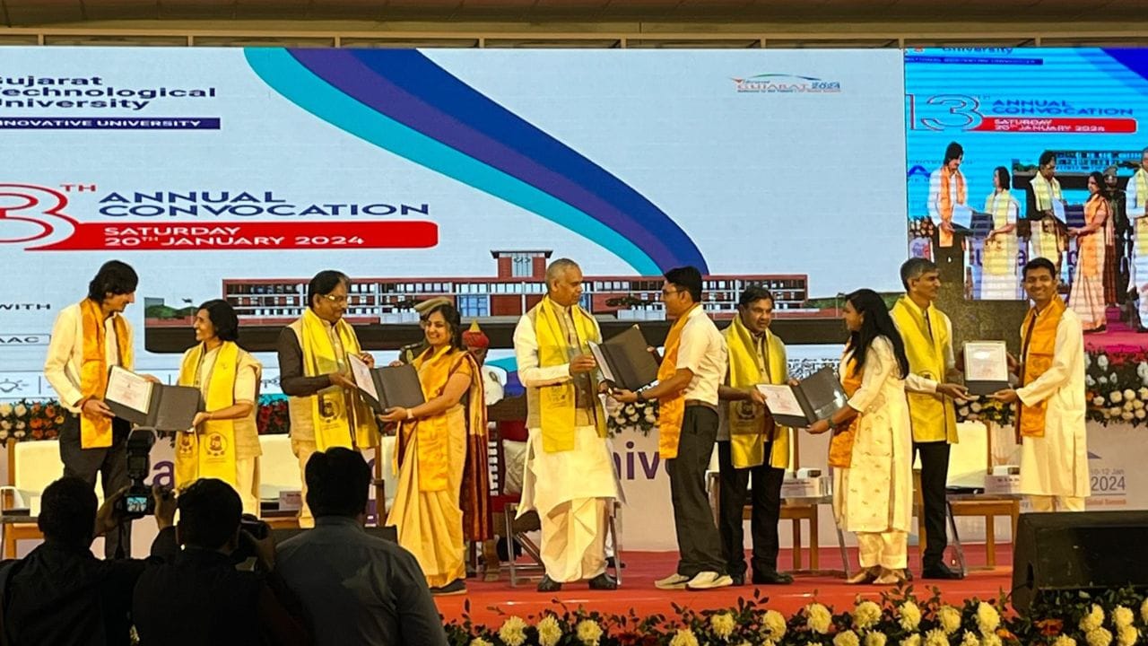 ગુજરાત ટેકનોલોજીકલ યુનિવર્સિટીનો યોજાયો 13મો દીક્ષાંત સમારોહ, કુલ ...