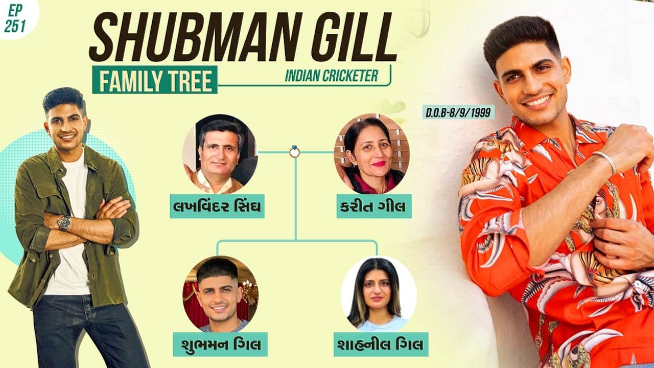 એશિયા કપ 2025ની ટીમના વાઈસ-કેપ્ટન શુભમન ગિલનો આવો છે પરિવાર - Gujarati ...