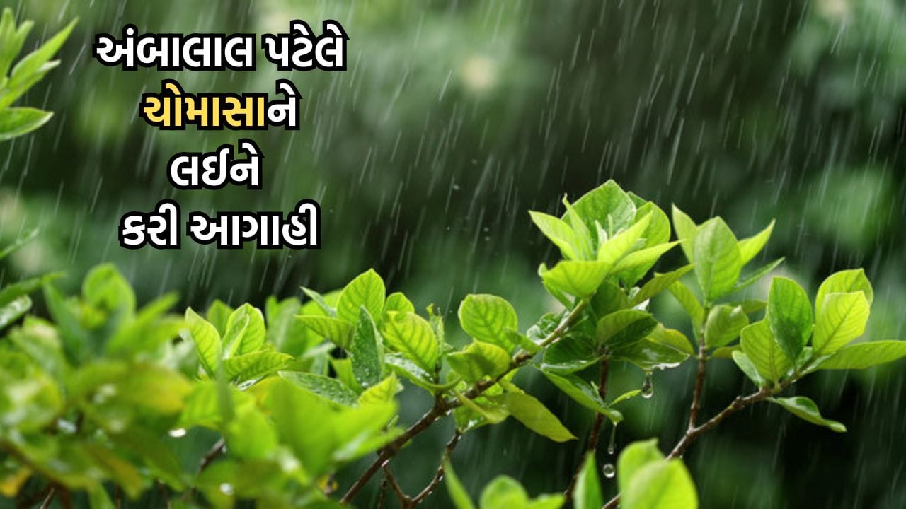 હવામાન નિષ્ણાંત અંબાલાલ પટેલે ચોમાસાને લઈને કરી આગાહી, આ તારીખથી ...