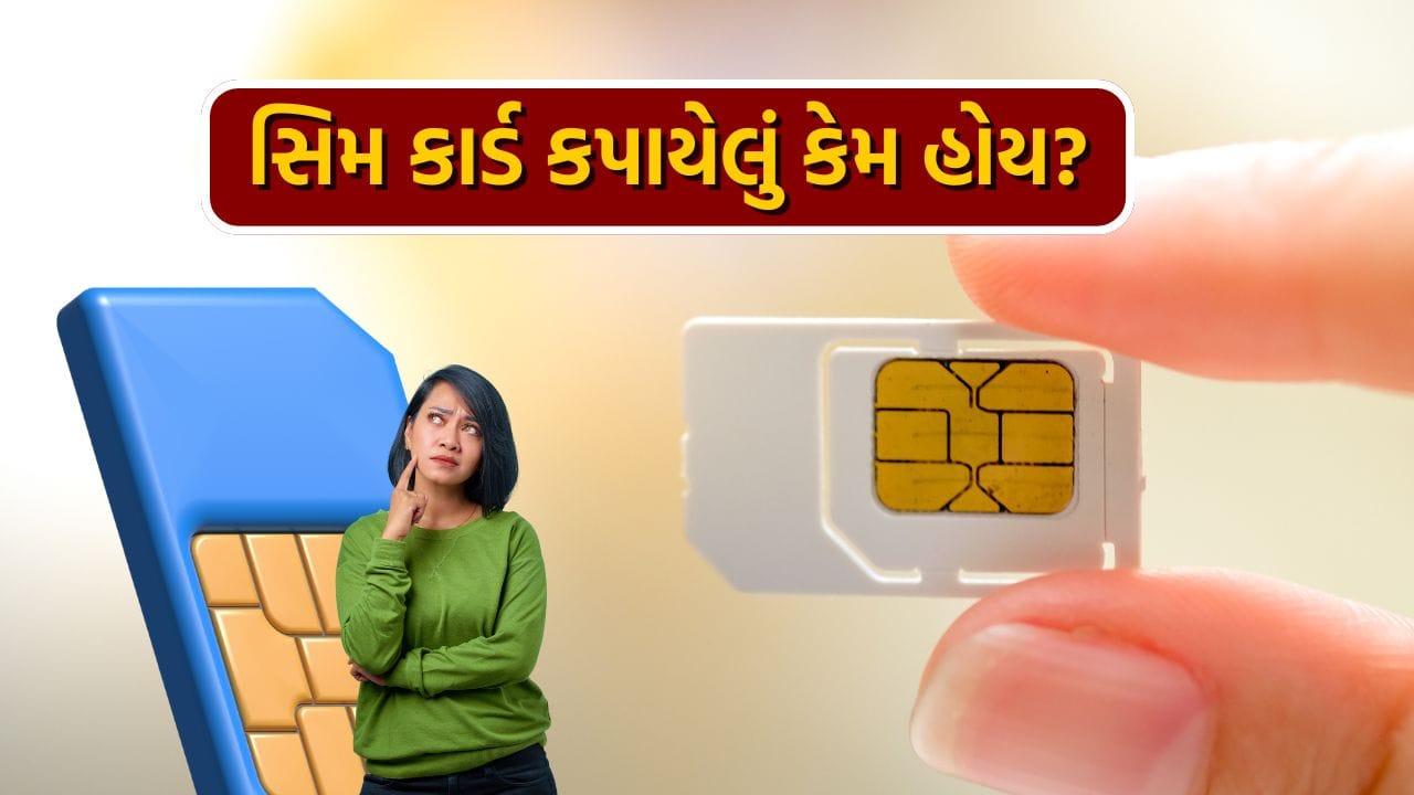 મોબાઈલમાં નાખવામાં આવતું સિમ કાર્ડ એક ખૂણેથી કપાયેલુ કેમ હોય છે? જાણો ...