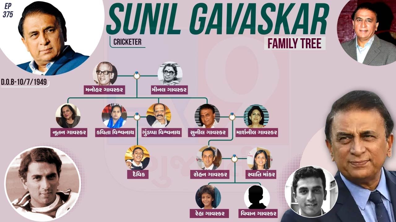 ભારતના પહેલા બેટિંગ હીરો ગાવસ્કરના જીવન અને પરિવાર જોડાયેલી સૌથી ખાસ ...