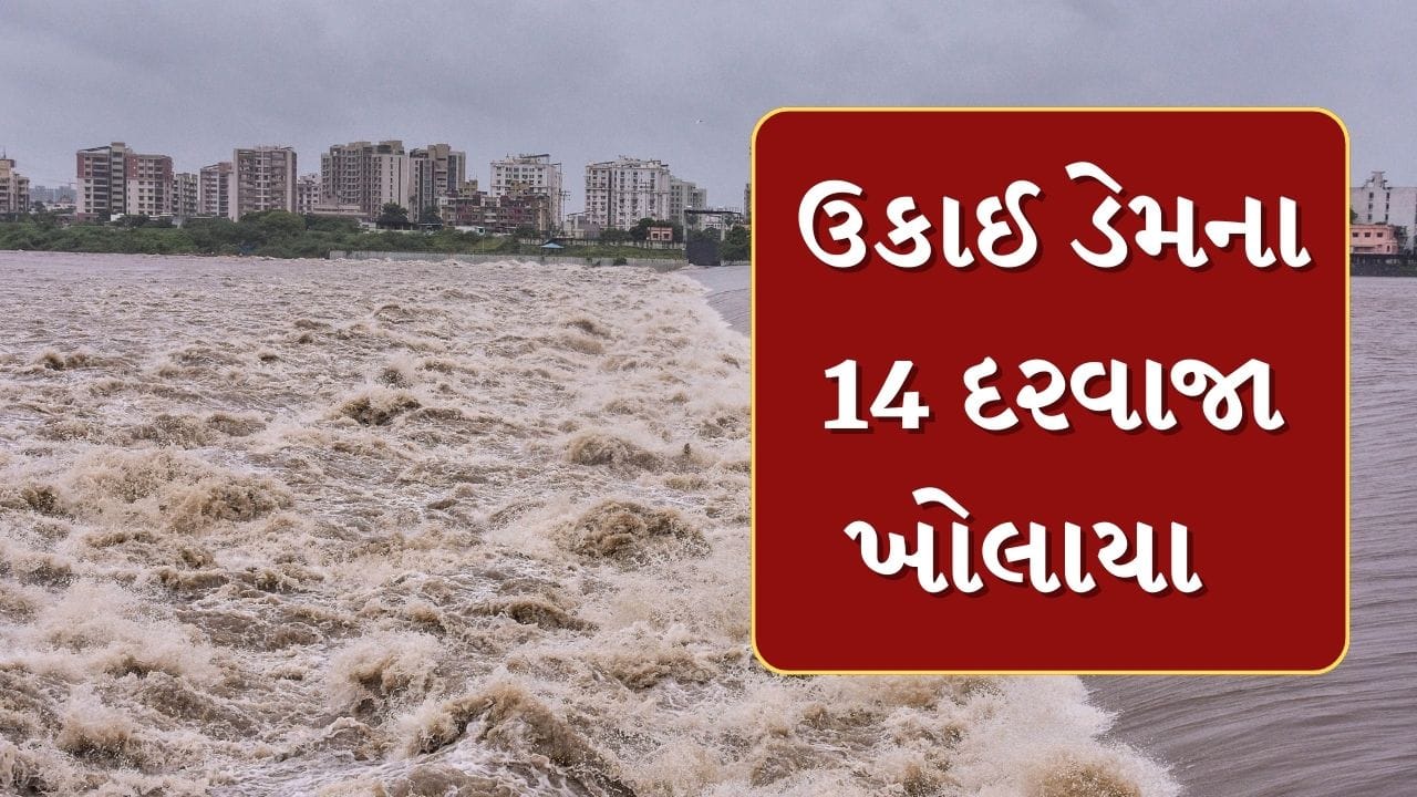 Tapi News : ઉપરવાસમાં ભારે વરસાદના પગલે ઉકાઈ ડેમમાં પાણીની આવક, 14 ...