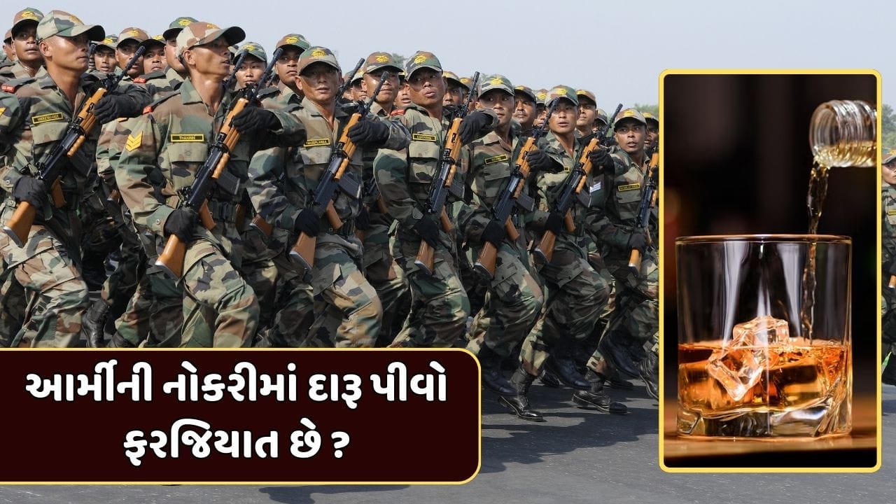 આર્મીની નોકરીમાં દારૂ પીવો ફરજિયાત છે ? આર્મી જવાન કેમ કરે છે દારૂનું ...