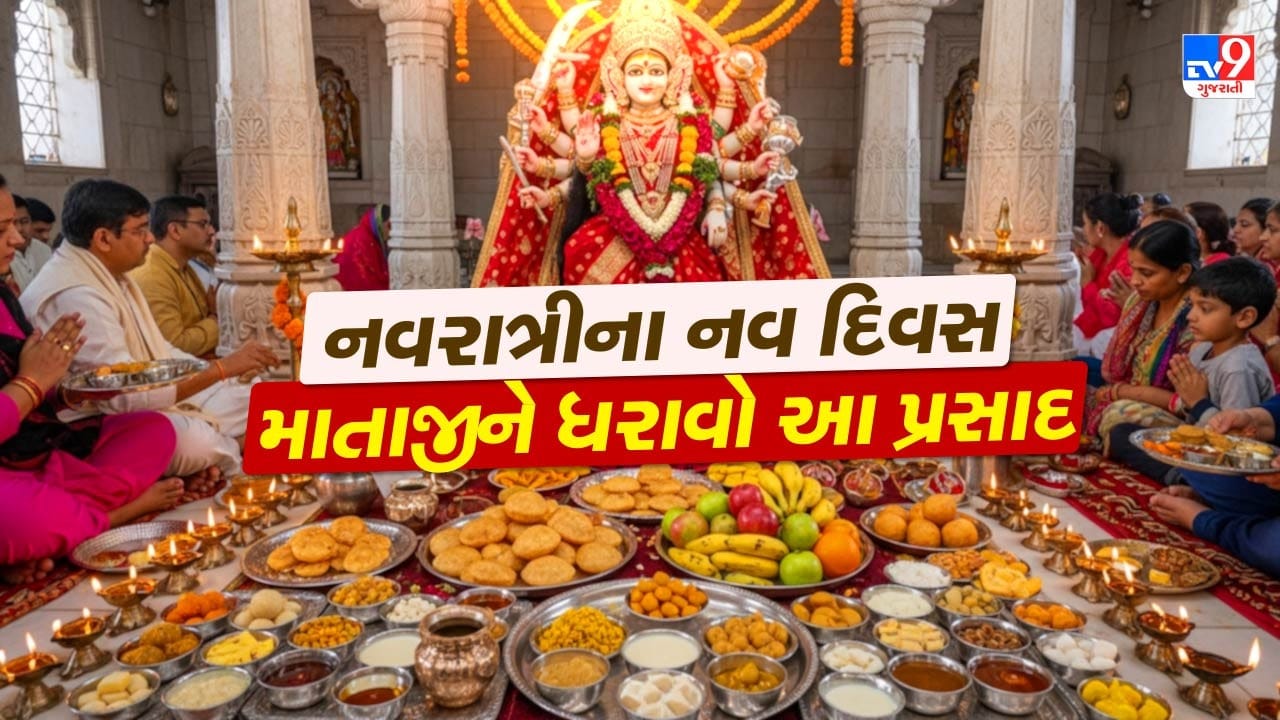 Navratri : નવરાત્રીના નવ દિવસ માતાજીને ધરાવો આ પ્રસાદ, તમારો બેડો થઈ ...
