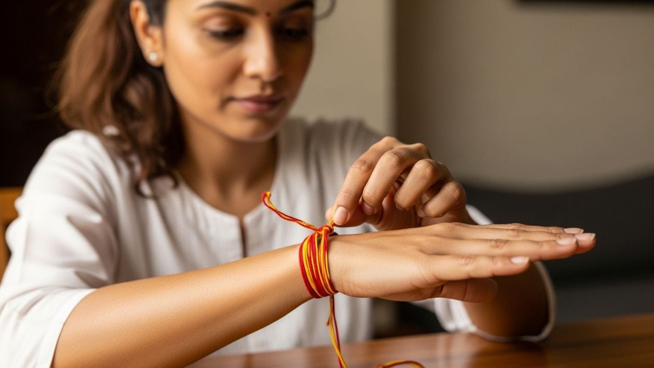 Kalava Niyam: સ્ત્રીઓ અને છોકરીઓ માટે કયા હાથમાં રક્ષાસૂત્ર બાંધવું શુભ ...