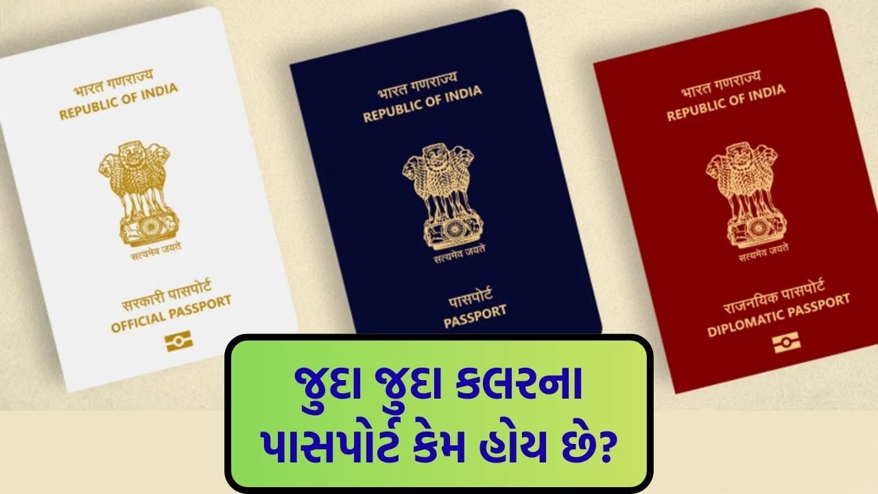 Passport Colour Code: ભારતમાં ચાર રંગના પાસપોર્ટ કેમ હોય છે? જાણો તેના ...