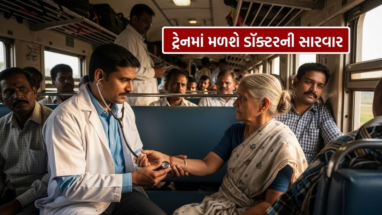 Doctor on Train : ચાલતી ટ્રેનમાં અચાનક કોઇની તબિયત બગડે તો આ નંબર પર ...