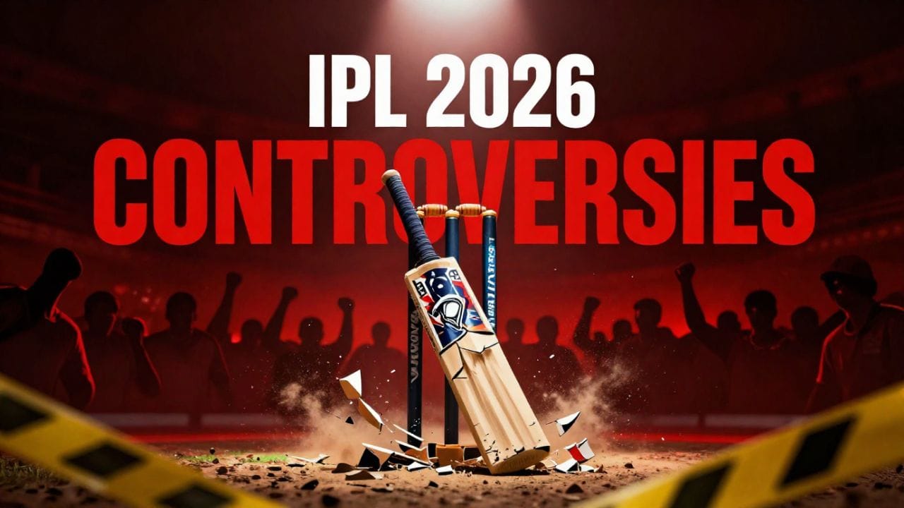 Breaking News : મેદાનથી લઈ ડ્રેસિંગ રુમ સુધી IPL 2026ના આ વિવાદો ...